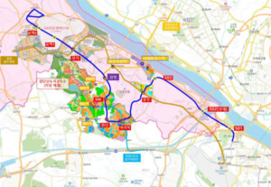 국토부 대광위 "5호선 검단 연장선 AA13블록 아파트 밑 관통, 정해지지 않아...오해다"